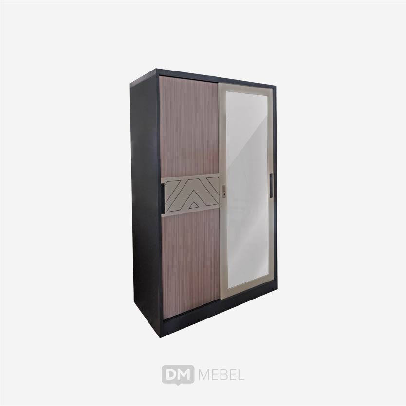 Lemari Besi Pintu 2 Sliding Forte SL 120 Activ - DM Mebel Jogja